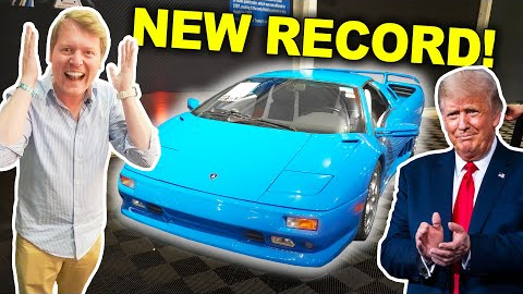 DONALD TRUMP's Lamborghini Diablo Sells for BIG MONEY at Auction!